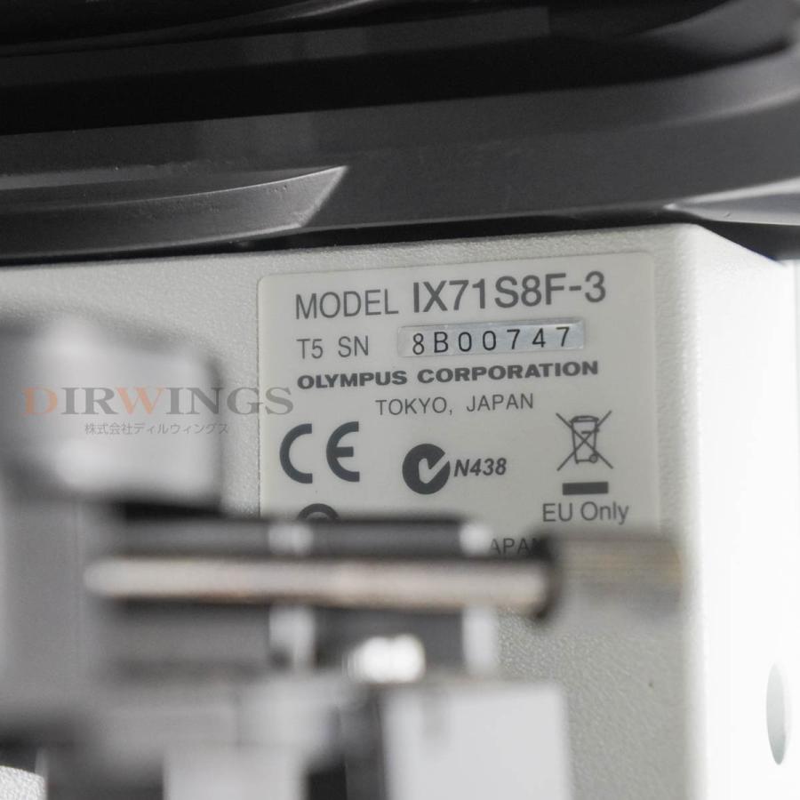 [DW]USED 8日保証 OLYMPUS IX71S8F-3 IX71 Microscope 倒立型 リサーチ顕微鏡 WHN10×/22 ...