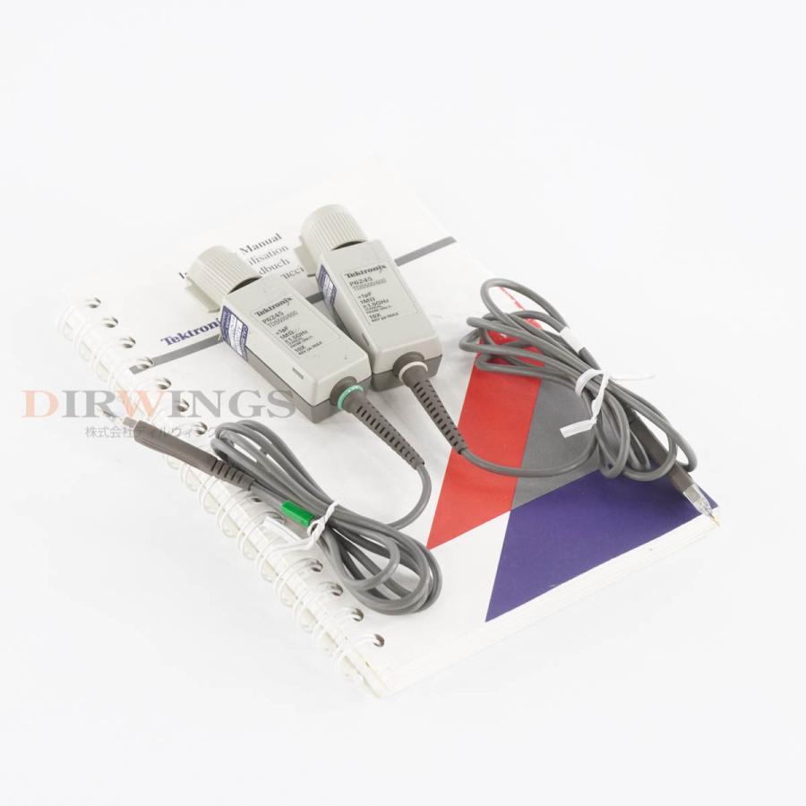 [DW]USED 8日保証 2本セット Tektronix P6245 TSD500/600 Active Probe アクティブプローブ 1 ...