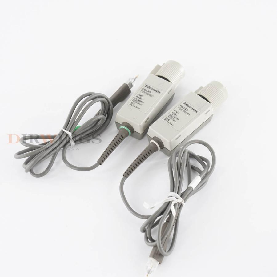 [DW]USED 8日保証 2本セット Tektronix P6245 TSD500/600 Active Probe アクティブプローブ 1 ...