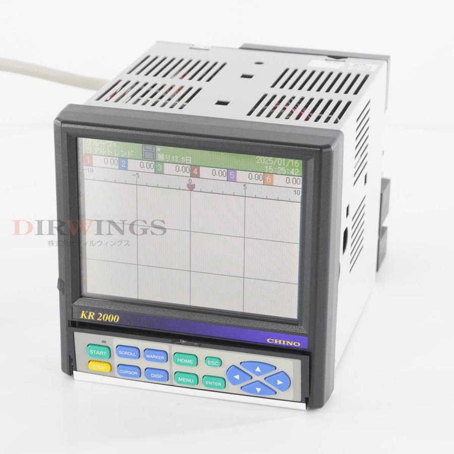[DW]USED 8日保証 CHINO KR2160-N0A KR2000 Graphic Recorder グラフィックレコーダー 記録計 ソフトウェア 取扱説明書 [06609-0117 ...