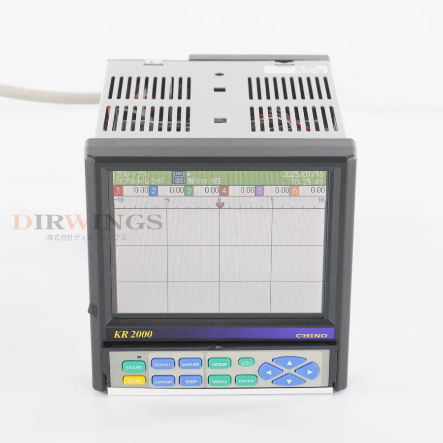[DW]USED 8日保証 CHINO KR2160-N0A KR2000 Graphic Recorder グラフィックレコーダー 記録計 ソフトウェア 取扱説明書 [06609-0117 ...