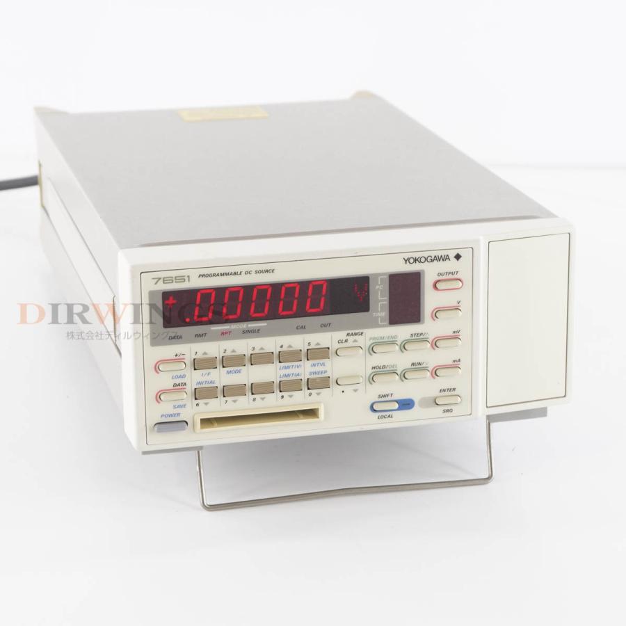 [DW]USED 8日保証 YOKOGAWA 7651 765111 PROGRAMMABLE DC SOURCE プログラマブル直流電圧 ...