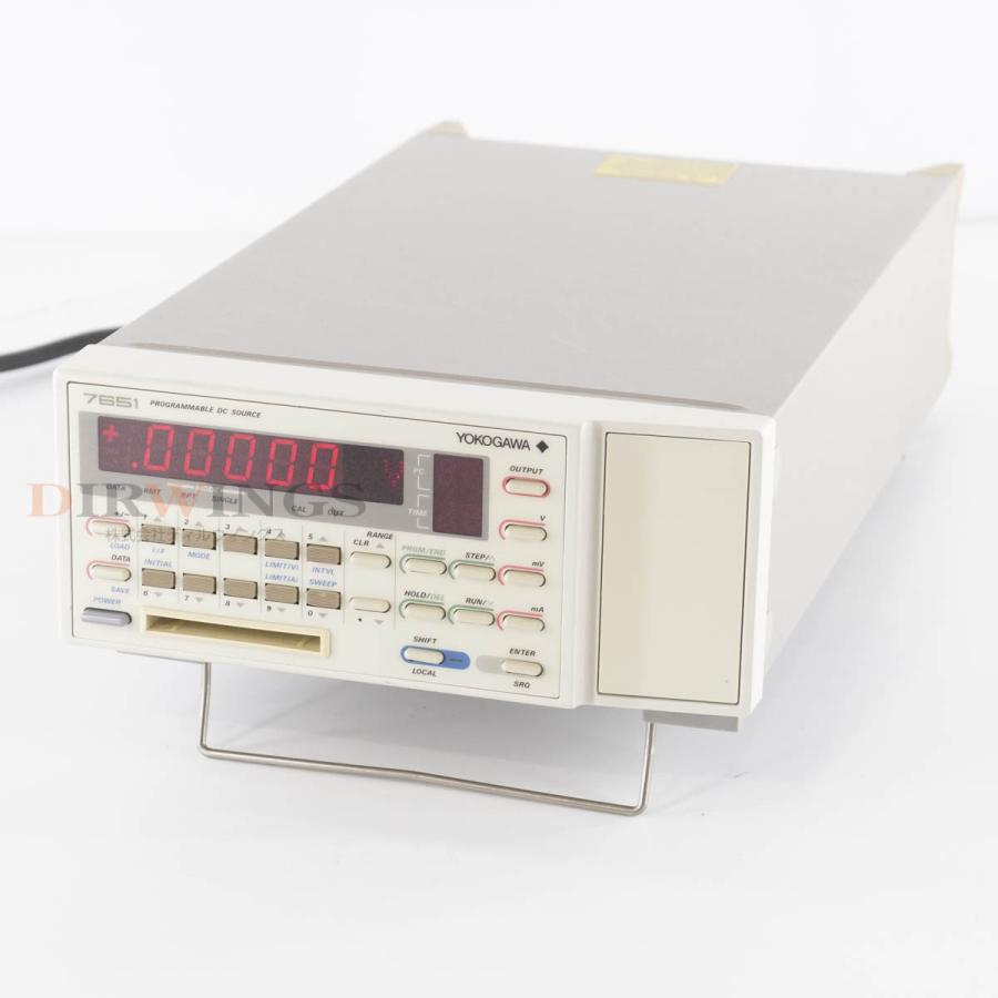 [DW]USED 8日保証 YOKOGAWA 7651 765111 PROGRAMMABLE DC SOURCE プログラマブル直流電圧 ...