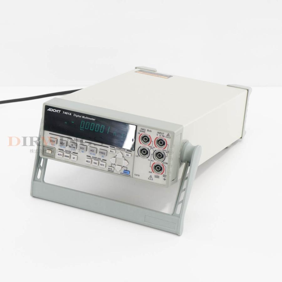 [DW]USED 8日保証 ADCMT 7461A Digital Multimeter デジタルマルチメーター 電源コード [06623 ...