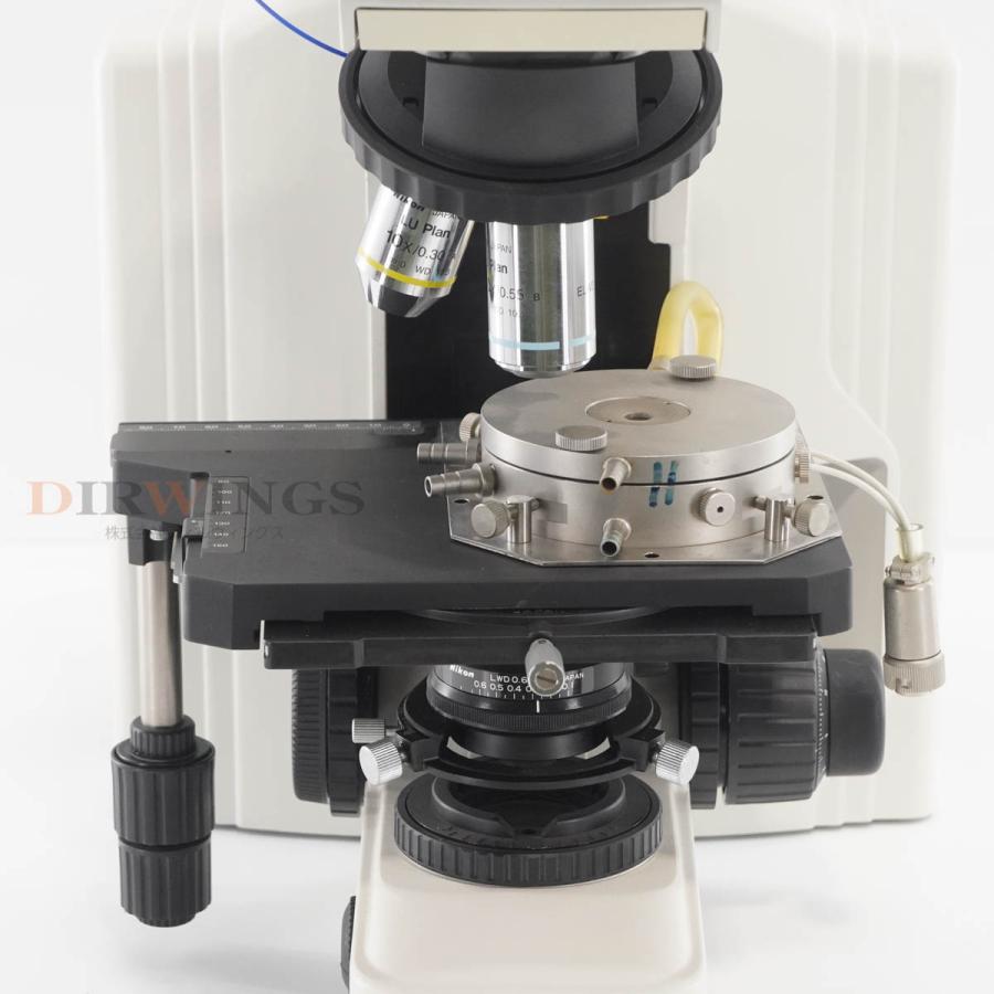 [DW]USED 8日保証 NIKON ECLIPSE E600W E600 Microscope 顕微鏡 温調設備付 CFI10×/22 LU Plan 10× 50× CA150 C-LP ...