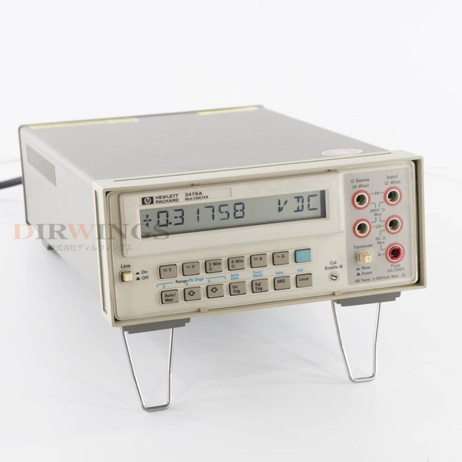 [DW]USED 8日保証 hp 3478A DIGITAL MULTIMETER デジタルマルチメーター [06653-0012] : ソク ...