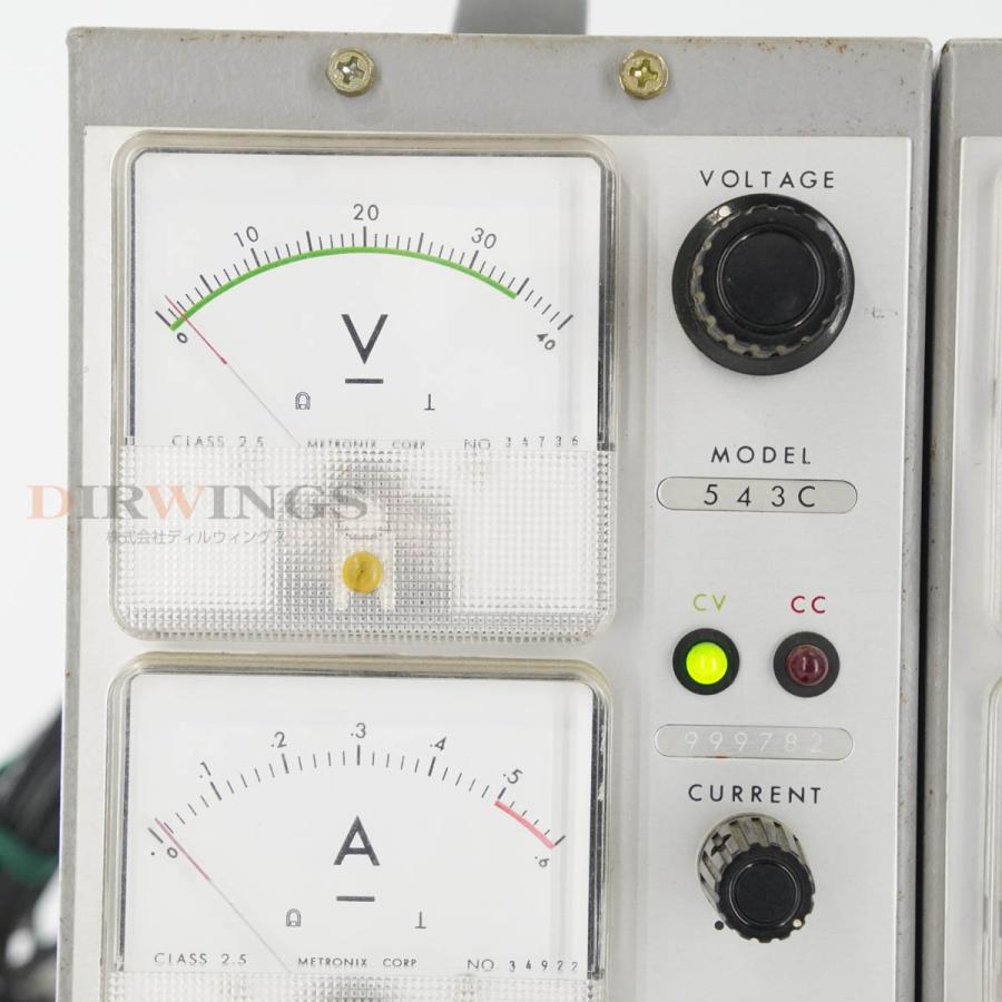 [DW]USED 8日保証 3台セット METRONIX 543C REGULATED DC POWER SUPPLY 直流安定化電源 DC ...