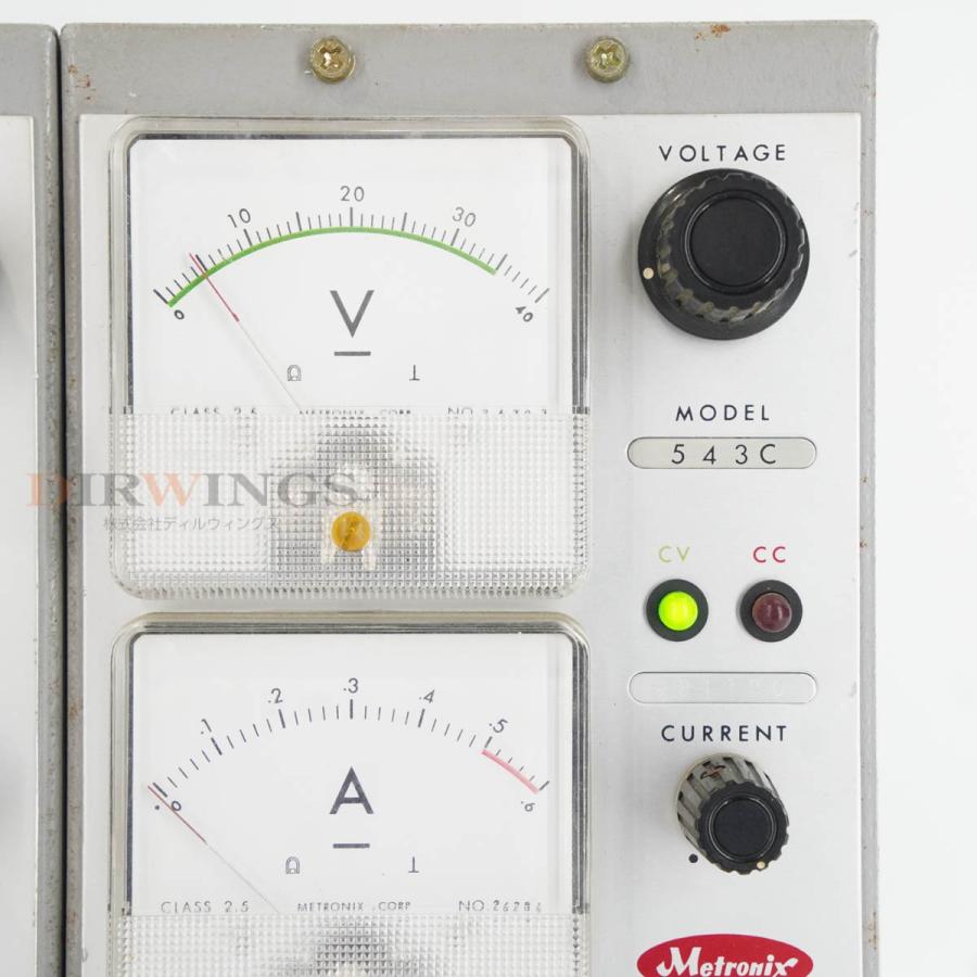 [DW]USED 8日保証 3台セット METRONIX 543C REGULATED DC POWER SUPPLY 直流安定化電源 DC ...