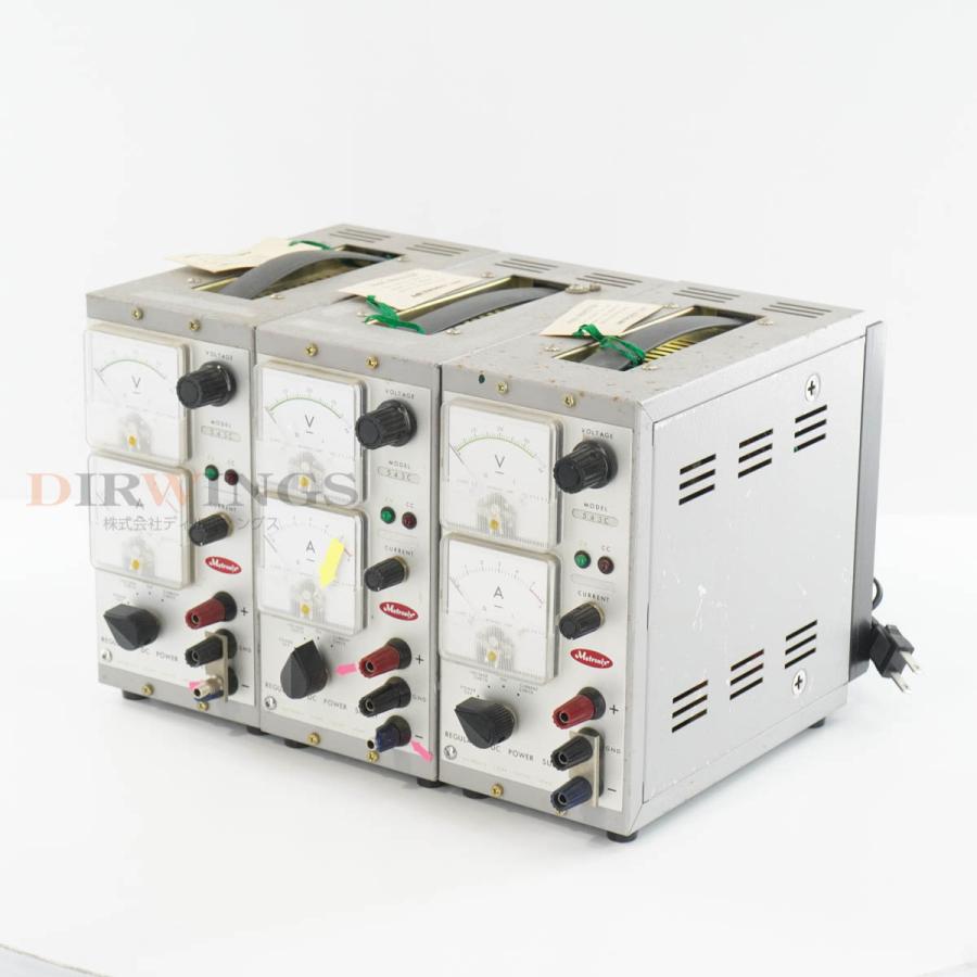 [DW]USED 8日保証 3台セット METRONIX 543C REGULATED DC POWER SUPPLY 直流安定化電源 DC ...