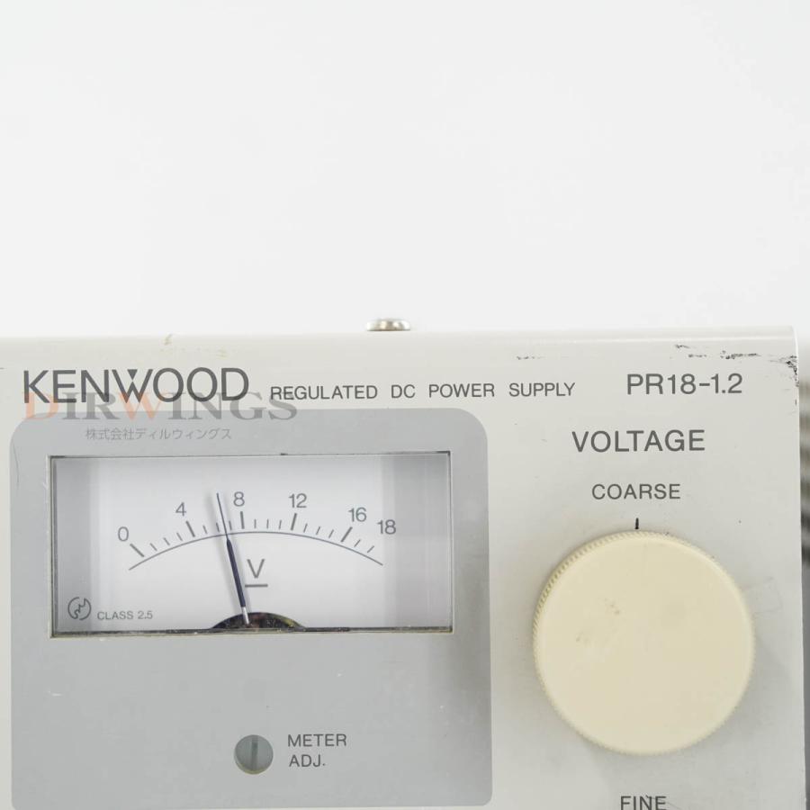[DW]USED 8日保証 2台セット KENWOOD PR18-1.2 REGULATED DC POWER SUPPLY 直流安定化電源 ...
