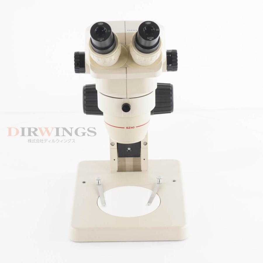 [DW]USED 8日保証 OLYMPUS SZ40 SZ-ST Microscope 顕微鏡 G10× 0.67-4倍 [06670 ...
