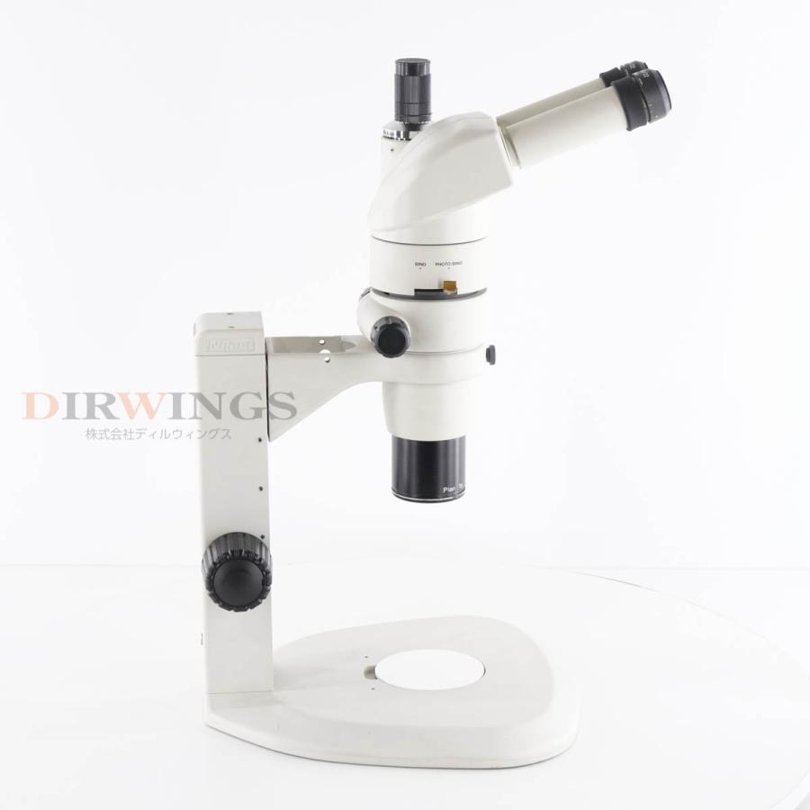 [JB]USED 保証なし NIKON SMZ800 C-PS Microscope 実体顕微鏡 C-W10×/22 10×23 1-6倍 ...
