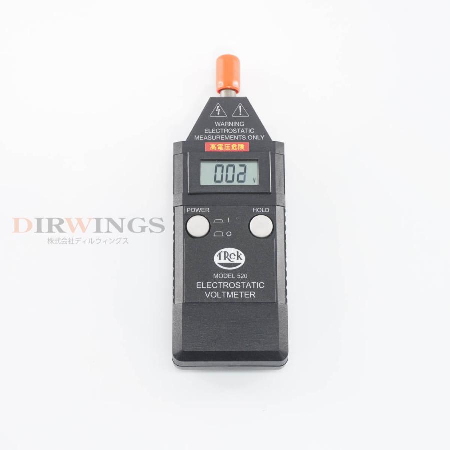 [DW]USED 8日保証 TREK 520 520-1 ELECTROSTATIC VOLTMETER ハンディー型表面電位計 表面電位計 ...
