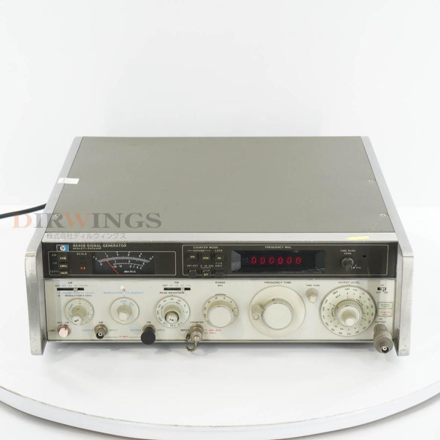 [DW]USED 8日保証 hp 8640B SIGNAL GENERATOR 信号発生器 シグナルジェネレーター OPT 003 ...