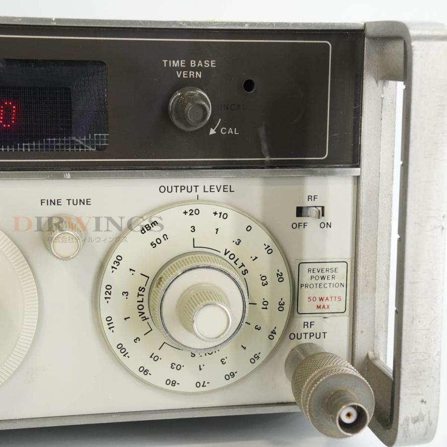 [DW]USED 8日保証 hp 8640B SIGNAL GENERATOR 信号発生器 シグナルジェネレーター OPT 003 ...