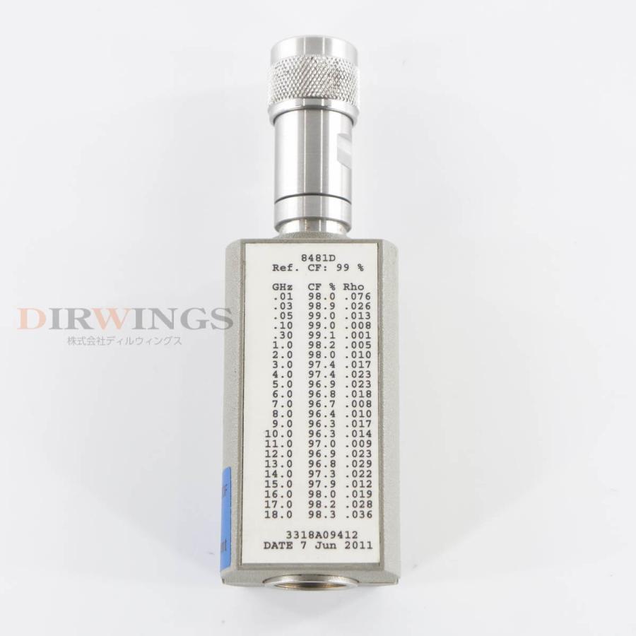 [DW]USED 8日保証 hp 8481D POWER SENSOR パワーセンサー 10MHz-18GHz 100pW-10μW ...