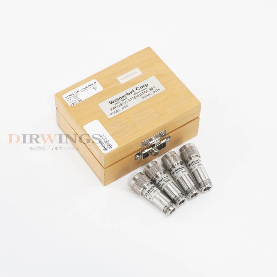 [DW]USED 8日保証 Weinschel AS-6 MODEL 2 PRECISION ATTENUATOR SET アッテネーター 減衰器 セット [06696-0156 ...