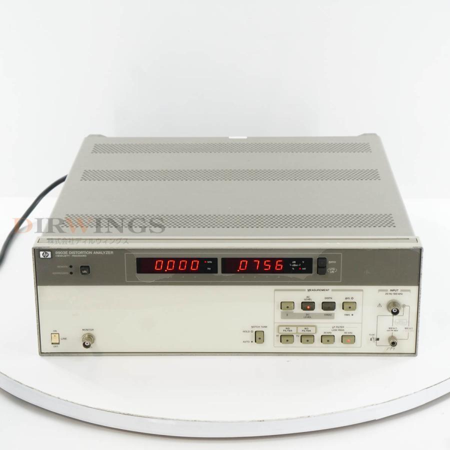 [DW]USED 8日保証 hp 8903E DISTORTION ANALYZER ディストーションアナライザー [06696-0190] : ソクラボショップ - 通販 - Yahoo ...