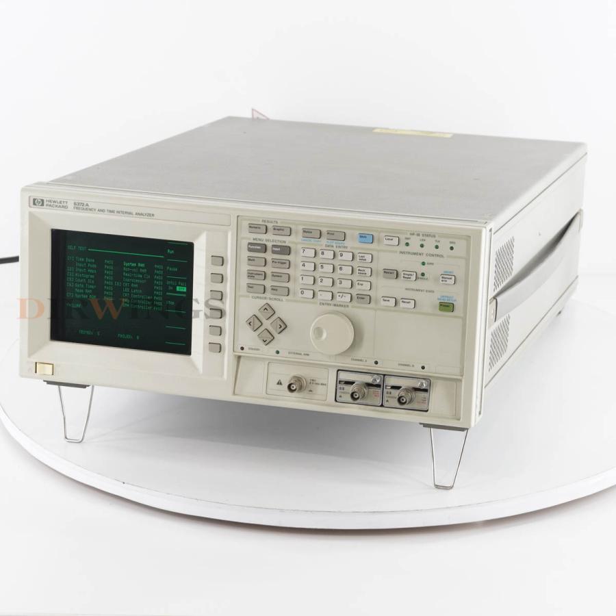 [DW]USED 8日保証 セルフテストOK hp 5372A FREQUENCY AND TIME INTERVAL ANALYZER 周波 ...