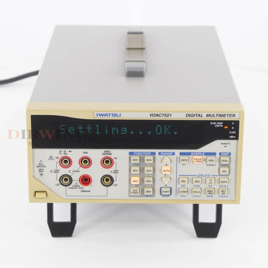 [JB]USED 保証なし IWATSU VOAC7521 DIGITAL MULTIMETER デジタルマルチメーター [06702 ...