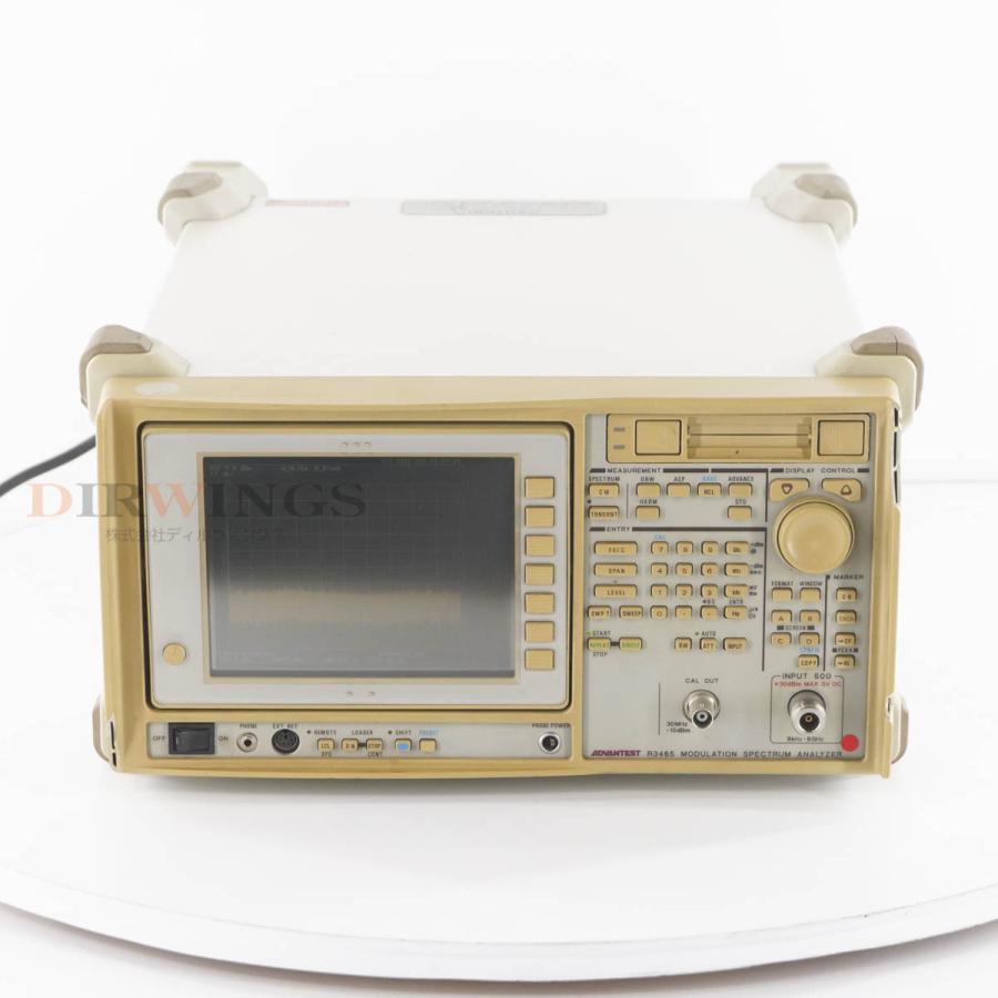 [DW]USED 8日保証 ADVANTEST R3465 MODULATION SPECTRUM ANALYZER スペクトラムアナライザー ...