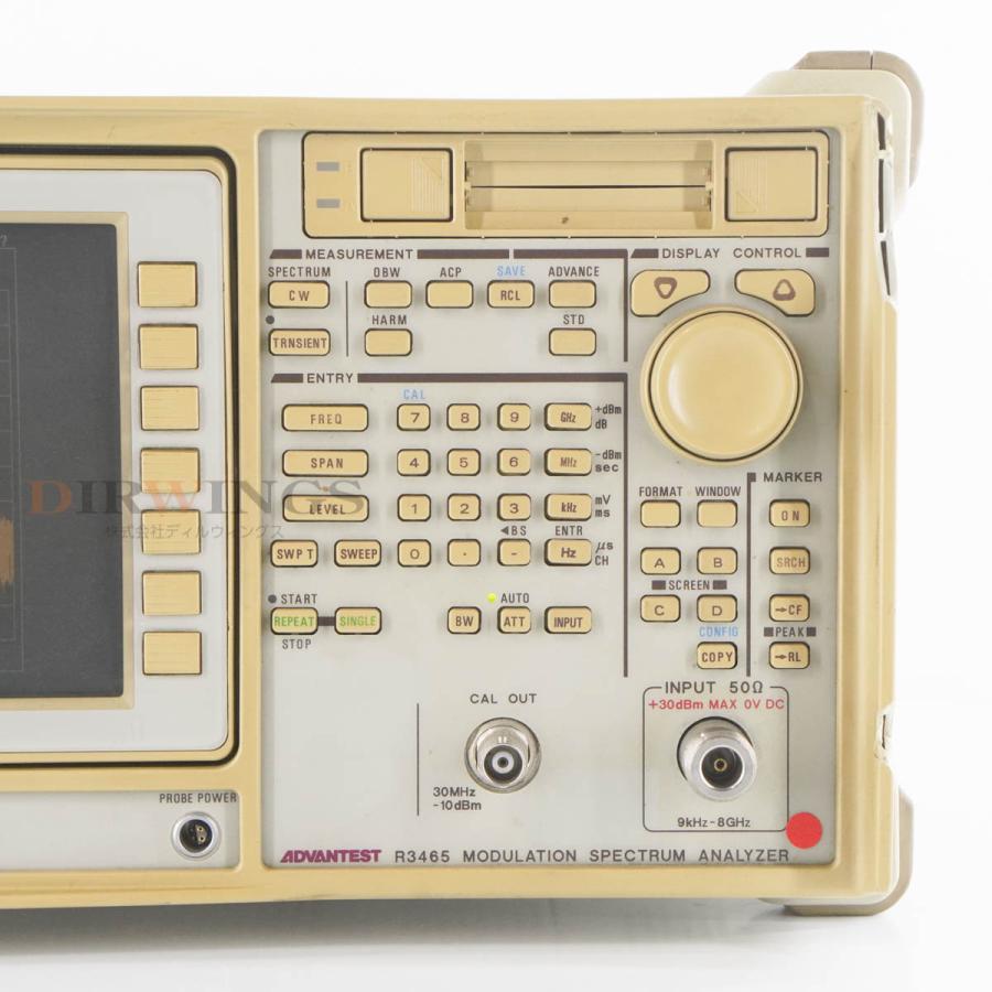 [DW]USED 8日保証 ADVANTEST R3465 MODULATION SPECTRUM ANALYZER スペクトラムアナライザー ...