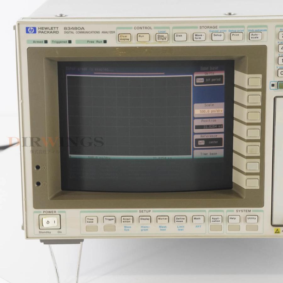 [DW]USED 8日保証 hp 83480A DCA E2602A DIGITAL COMMUNICATIONS ANALYZER ...