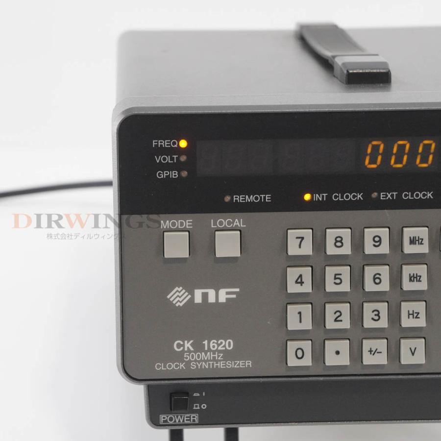 [DW]USED 8日保証 NF CK 1620 CK1620 CLOCK SYNTHESIZER クロックシンセサイザー 500MHz [06702-0203] : 06702-0203 ...