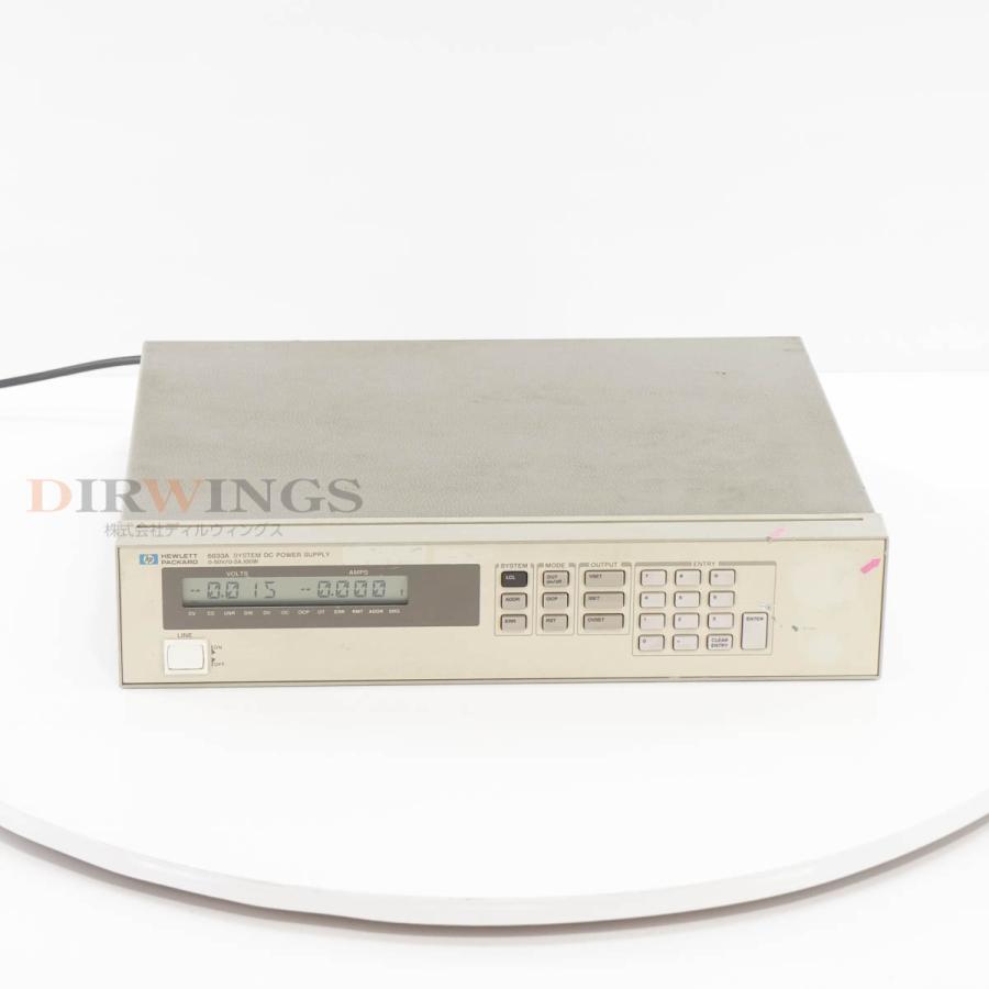 [DW]USED 8日保証 hp 6633A SYSTEM DC POWER SUPPLY システム電源 DC電源 直流電源 0-50V/0 ...