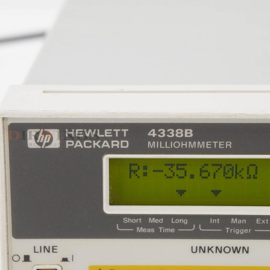[DW]USED 8日保証 hp 4338B MILLIOHMMETER ミリオームメーター [06702-0284] : DIRWINGS ...