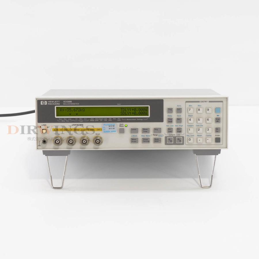 [DW]USED 8日保証 hp 4338B MILLIOHMMETER ミリオームメーター [06702-0284] : DIRWINGS ...