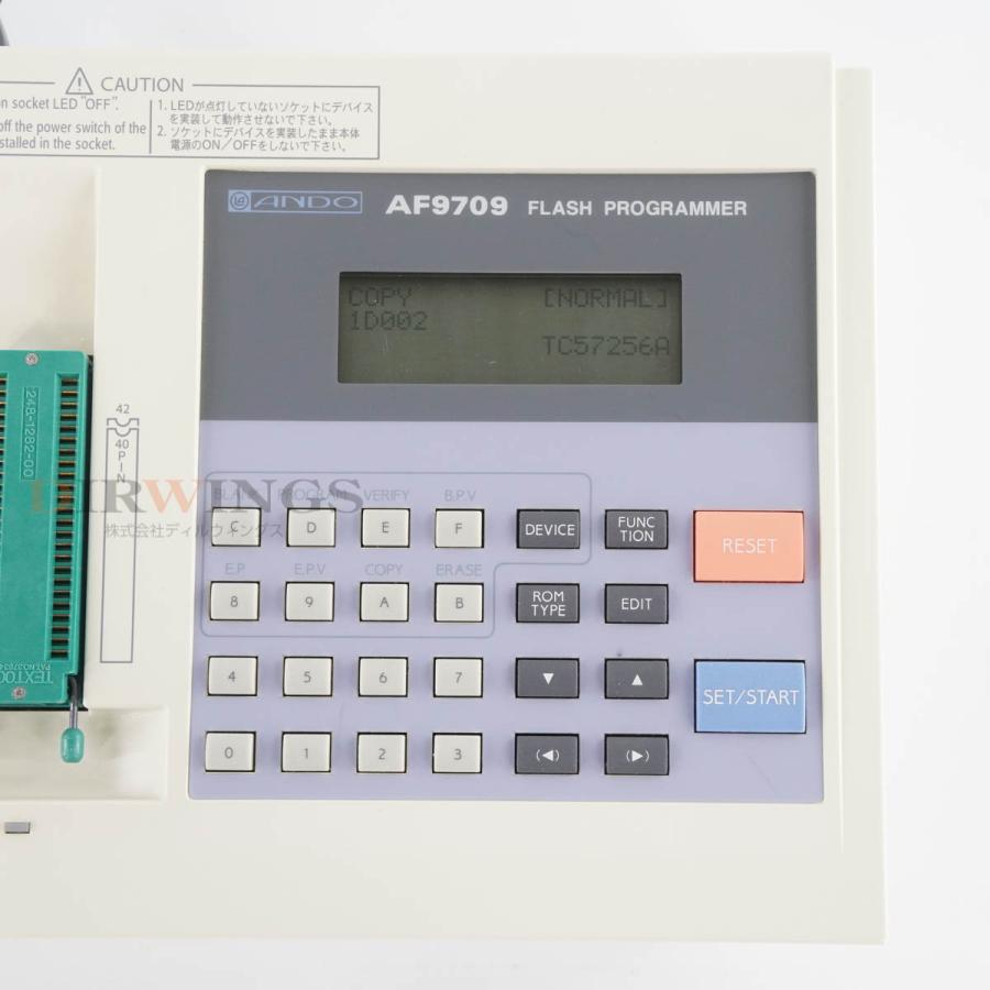 [DW]USED 8日保証 ANDO AF-9709 AF-7000 FLASH PROGRAMMER EP-ROM PROGRAMMER フラッシュプログラマー ROMライター 電源コ ...