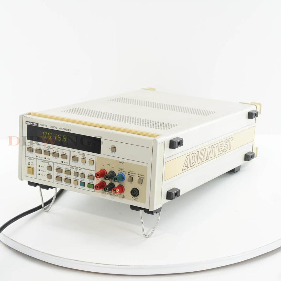 [DW]USED 8日保証 ADVANTEST R6871E DIGITAL MULTIMETER デジタルマルチメーター [06702 ...