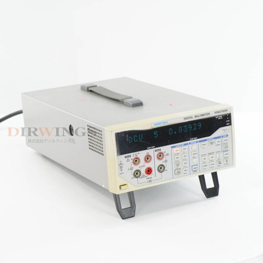 [DW]USED 8日保証 IWATSU VOAC7523H DIGITAL MULTIMETER デジタルマルチメーター [06702 ...