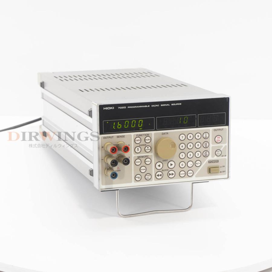 [DW]USED 8日保証 HIOKI 7020 PROGRAMMABLE DC/AC SIGNAL SOURCE プログラマブルDC/AC ...