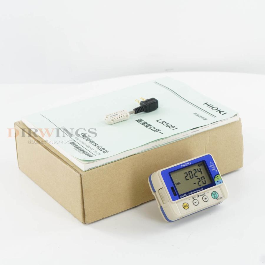 [DW]USED 8日保証 HIOKI LR5001 データmini HUMIDITY LOGGER 温湿度ロガー データミニ 取扱説明書 ...