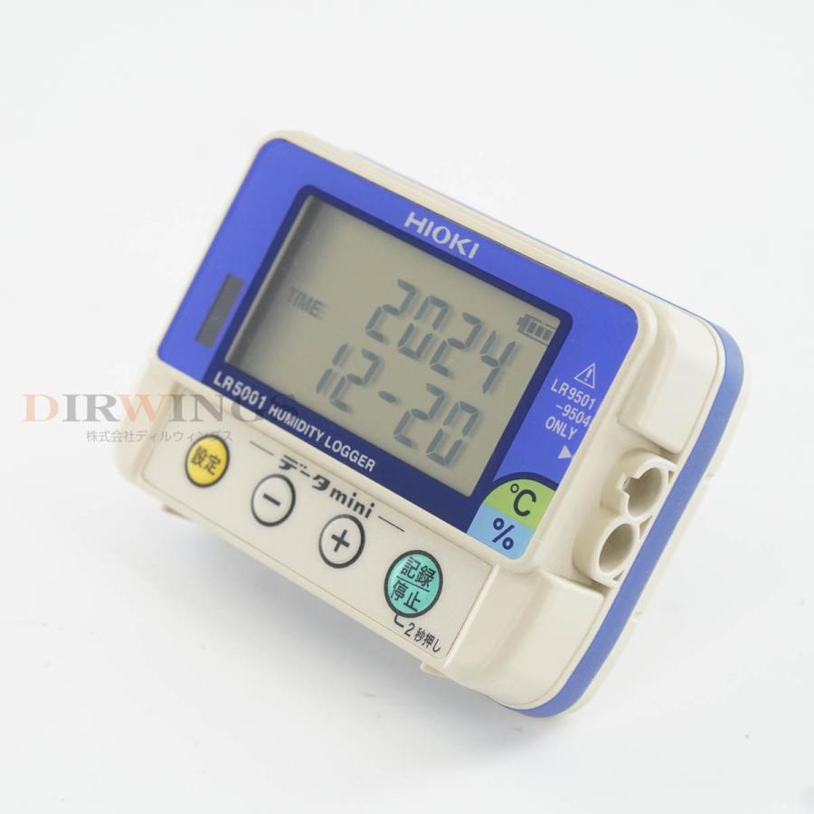 [DW]USED 8日保証 HIOKI LR5001 データmini HUMIDITY LOGGER 温湿度ロガー データミニ 取扱説明書 ...