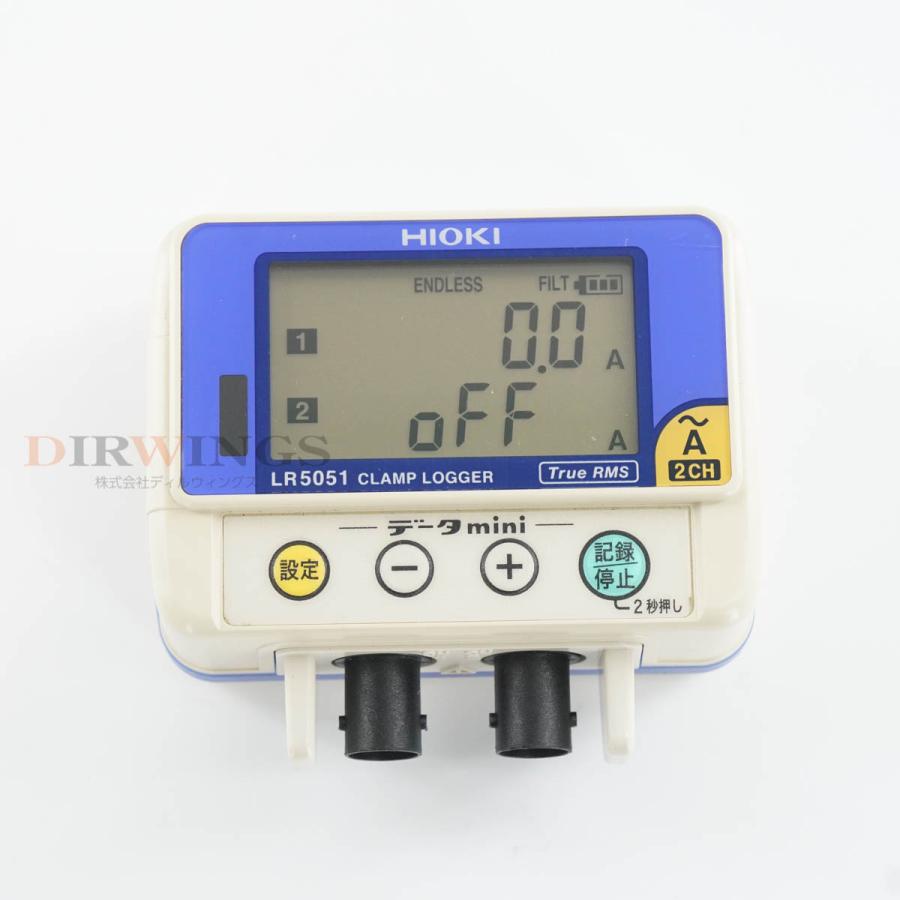 [DW]USED 8日保証 セット HIOKI LR5051 LR5091 データmini CLAMP LOGGER ...