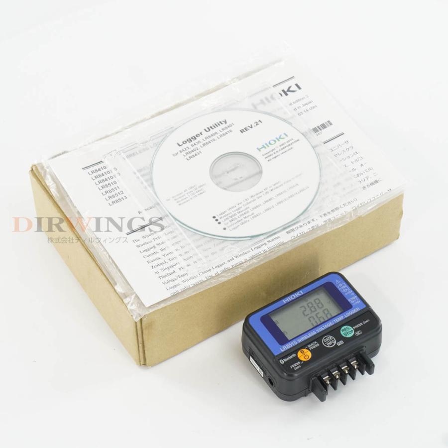 [DW]USED 8日保証 HIOKI LR8515 LR8515D WIRELESS VOLTAGE/TEMP LOGGER ワイヤレス電圧 ...