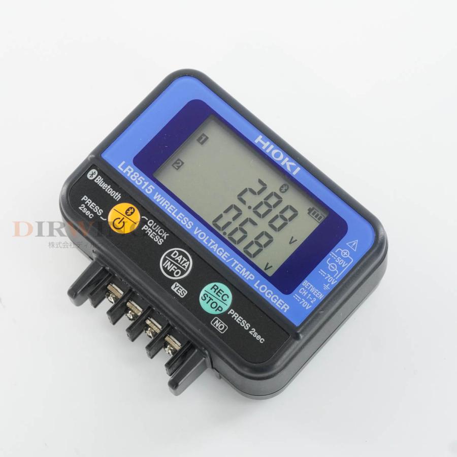 [DW]USED 8日保証 HIOKI LR8515 LR8515D WIRELESS VOLTAGE/TEMP LOGGER ワイヤレス電圧 ...