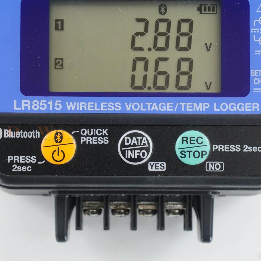 [DW]USED 8日保証 HIOKI LR8515 LR8515D WIRELESS VOLTAGE/TEMP LOGGER ワイヤレス電圧 ...