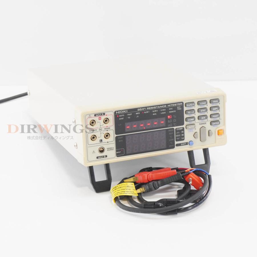 [DW]USED 8日保証 HIOKI 3541 RESISTANCE HiTESTER 抵抗計 レジスタンスハイテスター 電源コード ...