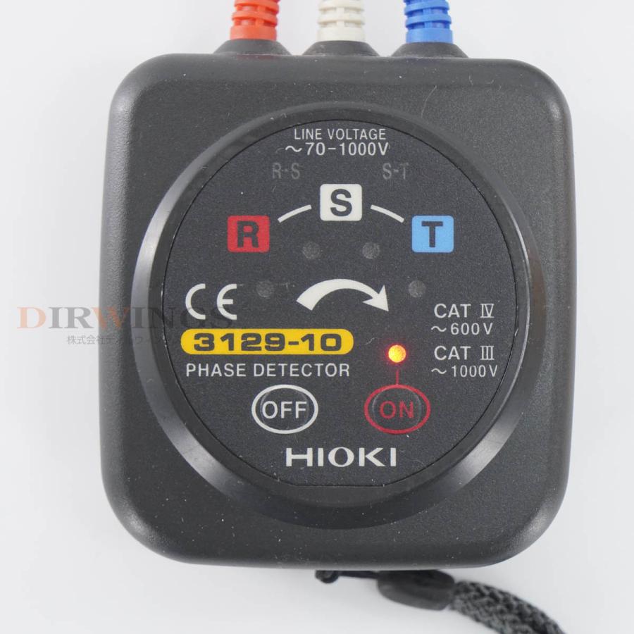 [DW]USED 8日保証 2台入荷 HIOKI 3129-10 PHASE DETECTOR 検相器 [06704-0059 ...
