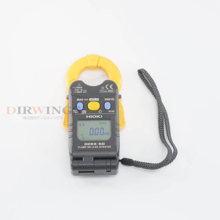 [DW]USED 8日保証 HIOKI 3293-50 CLAMP ON LEAK HiTESTER クランプオンリークハイテスター ...