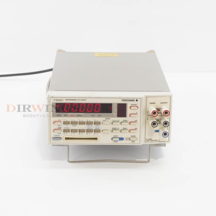 [DW]USED 8日保証 YOKOGAWA 7651 765101 PROGRAMMABLE DC SOURCE プログラマブル直流電圧 ...