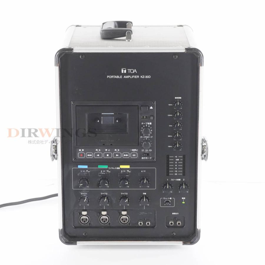 [PG]USED 8日保証 TOA KZ-30D ポータブルアンプ 移動用PAアンプ PORTABLE AMPLIFIER WTU-1820* ...