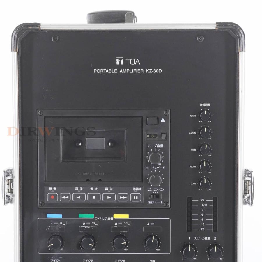 [PG]USED 8日保証 TOA KZ-30D ポータブルアンプ 移動用PAアンプ PORTABLE AMPLIFIER WTU-1820* ...