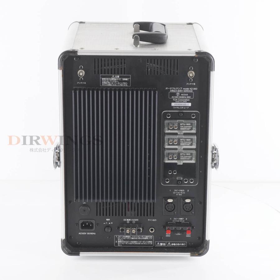 [PG]USED 8日保証 TOA KZ-30D ポータブルアンプ 移動用PAアンプ PORTABLE AMPLIFIER WTU-1820* ...