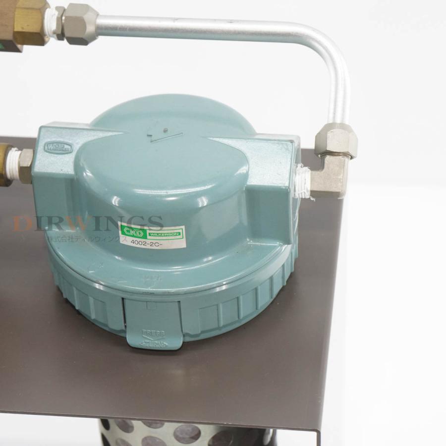 [PG]USED 8日保証 CKD 4002-2C 4002 WILKERSON Air Dryer 乾燥剤式エアドライヤー マニアルエア ...