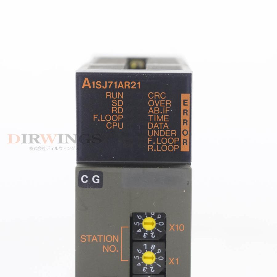 [PG]USED 8日保証 MITSUBISHI A1SJ71AR21 MELSEC NET II データリンクユニット PLC シーケンサー プログラマブルコントロー...[06742 ...